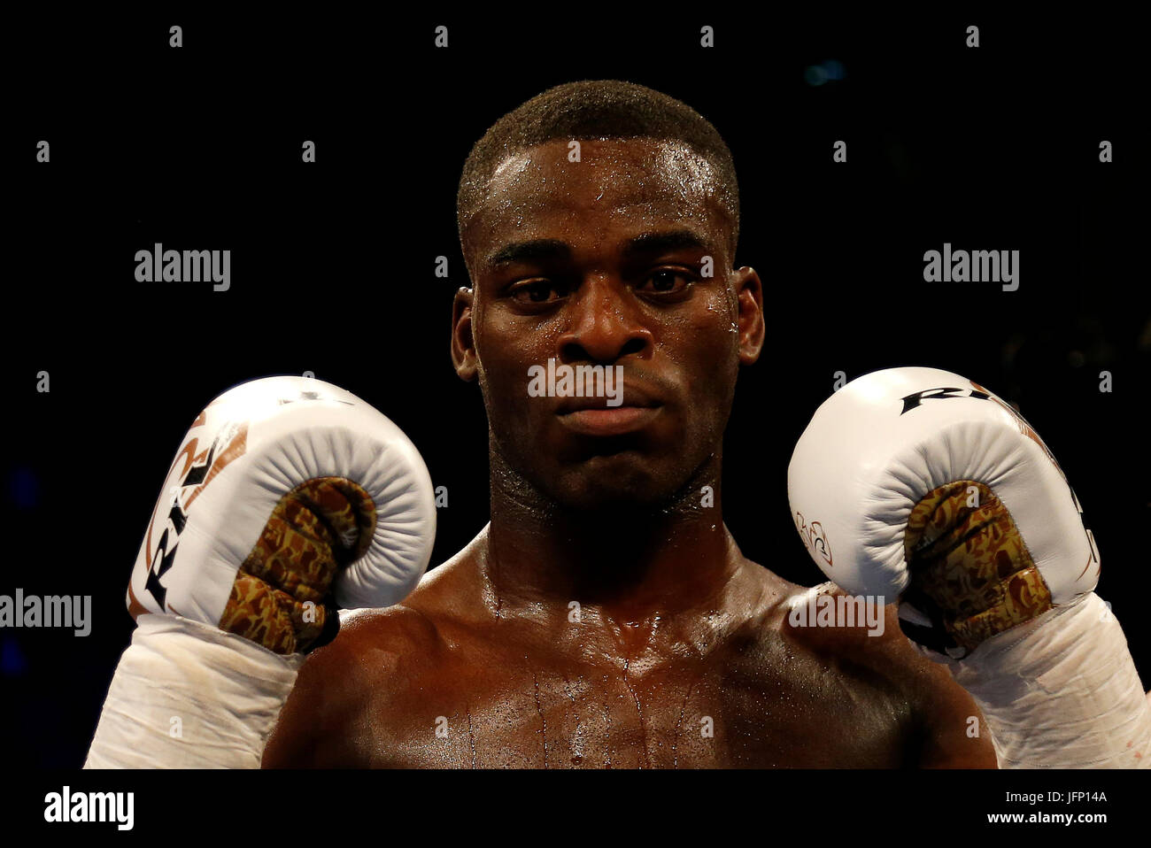 Joshua Buatsi celebrates victory over Carlos Mena in the Light ...