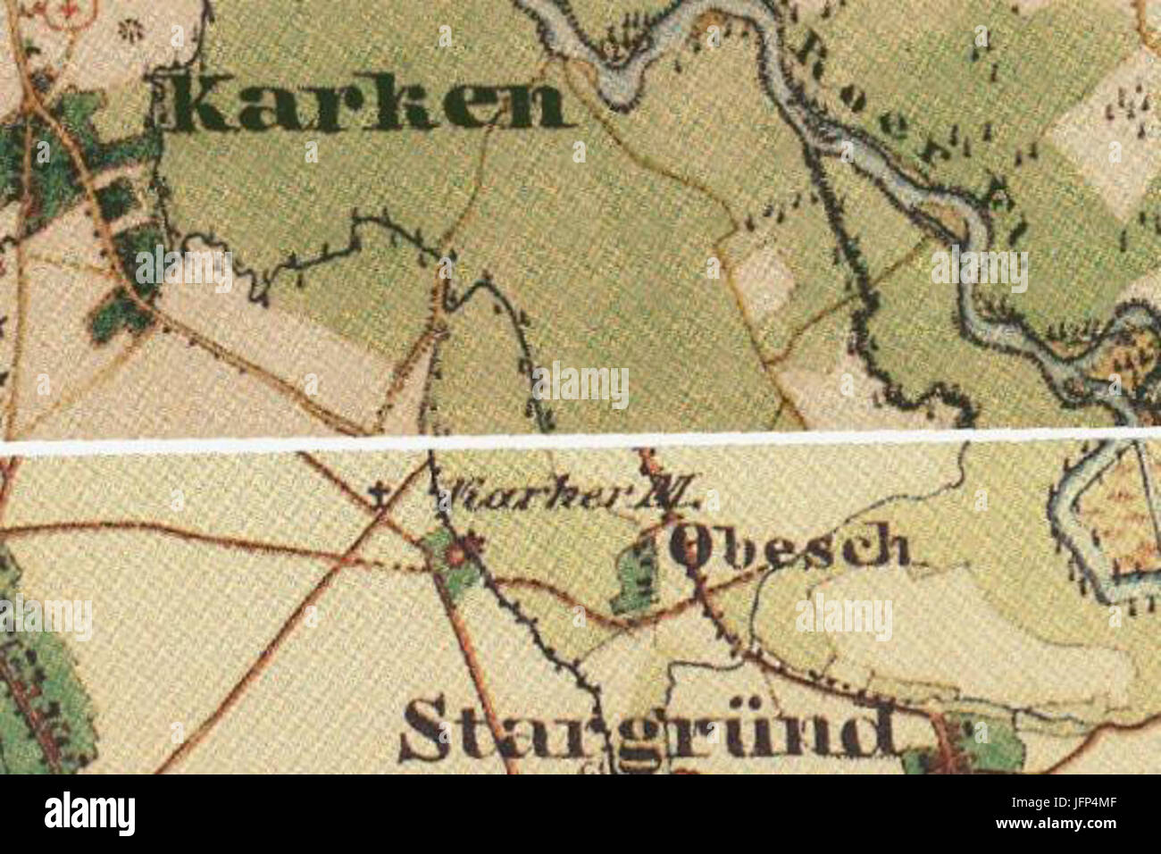 2 Karker Mühle Uraufnahme Stock Photo - Alamy