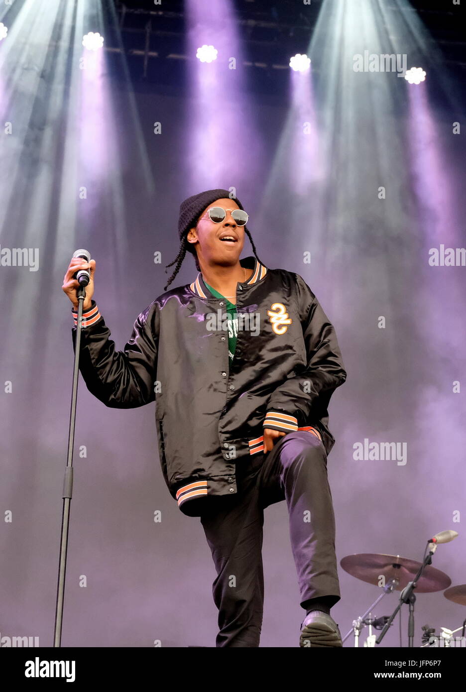 Australian band The Avalanches performing at Glastonbury Festival June ...