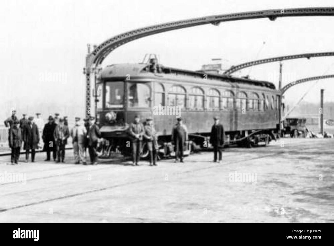 A Detroit-Toledo Interurban car in 1923 Stock Photo - Alamy