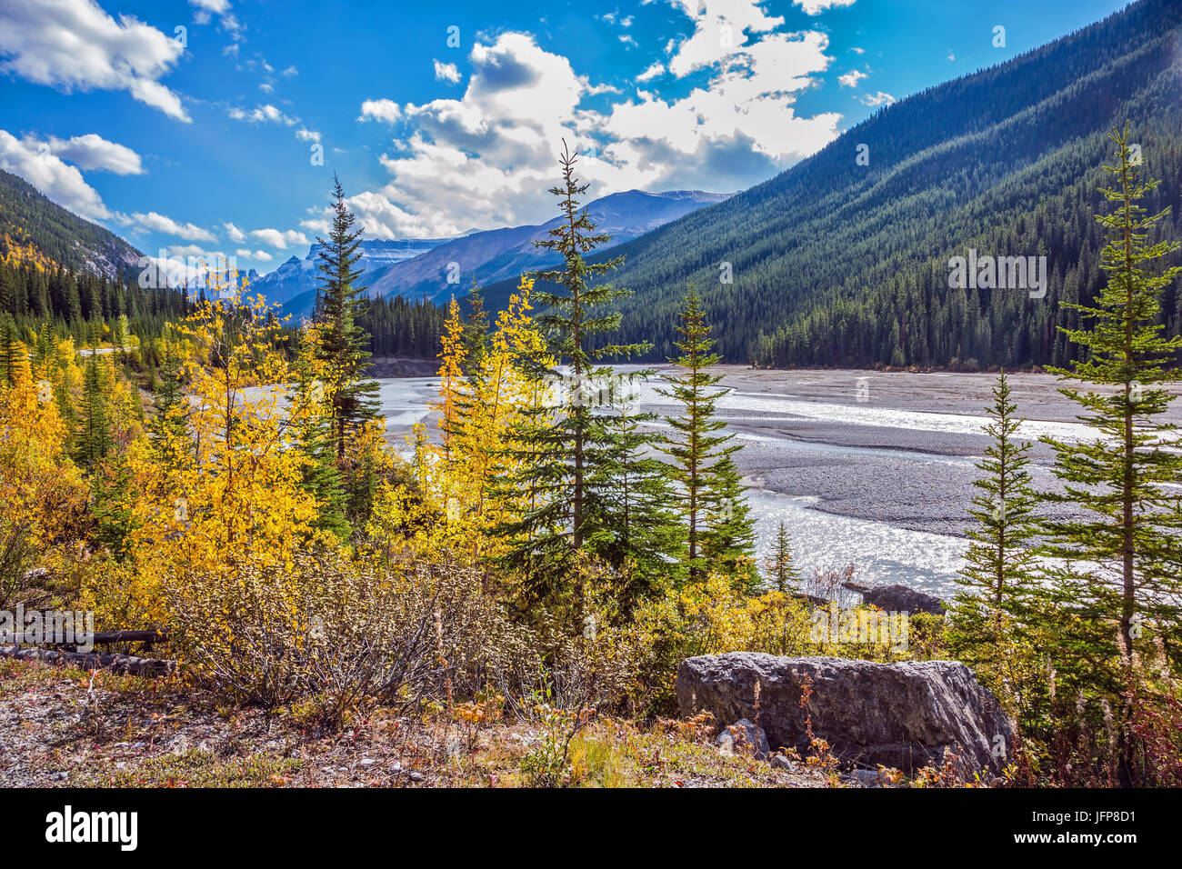 Jasper alberta in autumn hi-res stock photography and images - Alamy