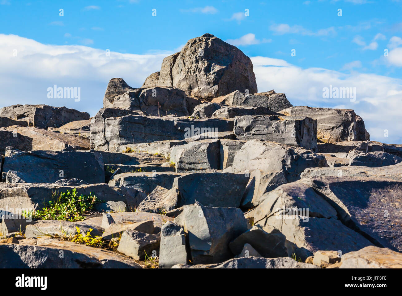 Huge stones on the plateau Stock Photo - Alamy