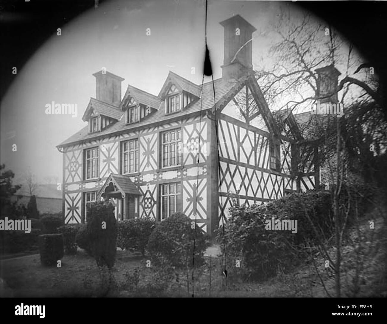 A timbered house Carno NLW3361457 Stock Photo - Alamy