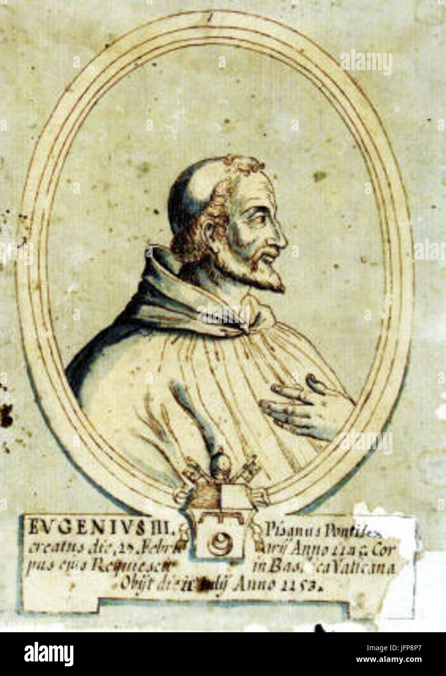 A01 EUGENIO III 28Beato29 Stock Photo - Alamy