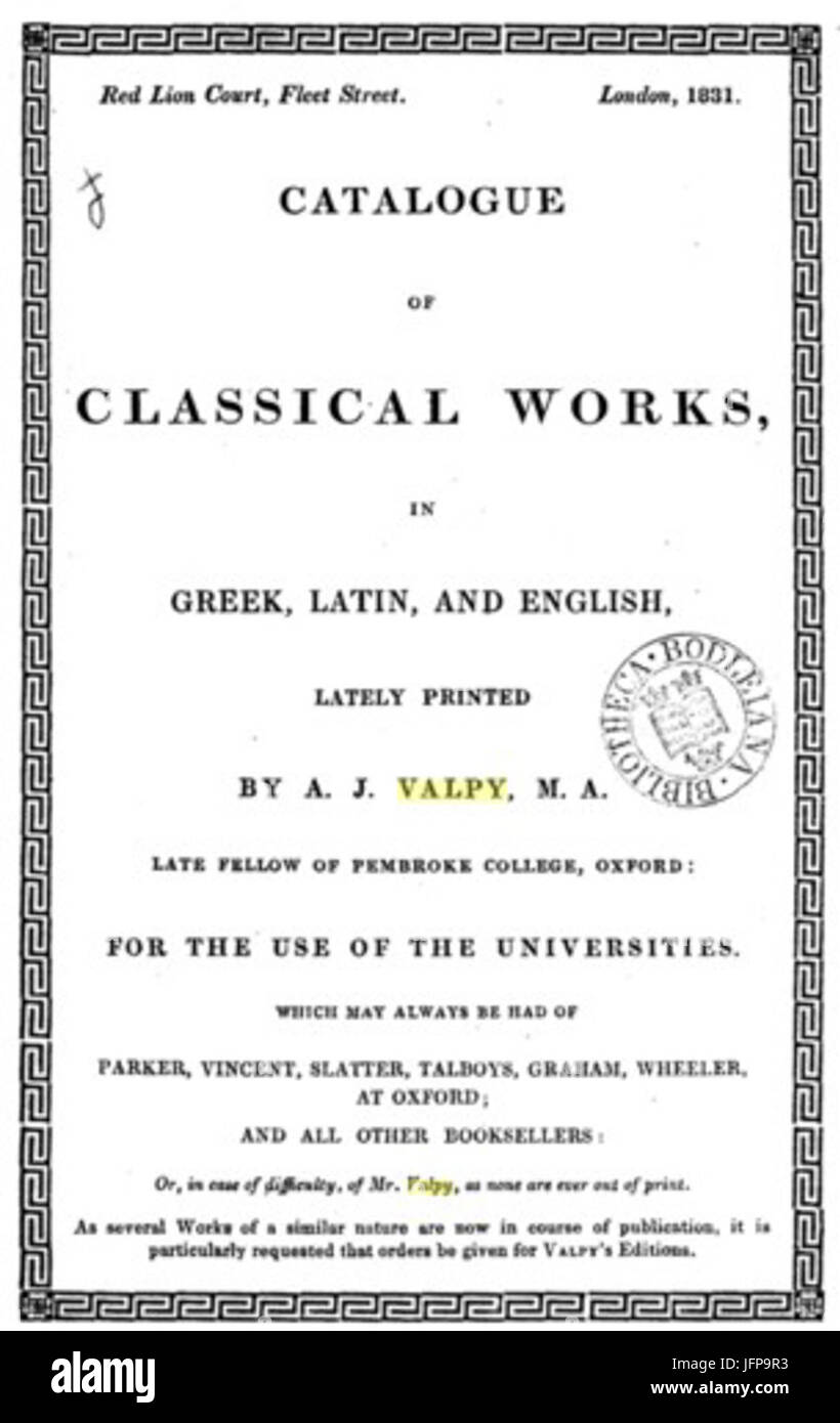 Abraham John Valpy 281787-185429 Stock Photo - Alamy