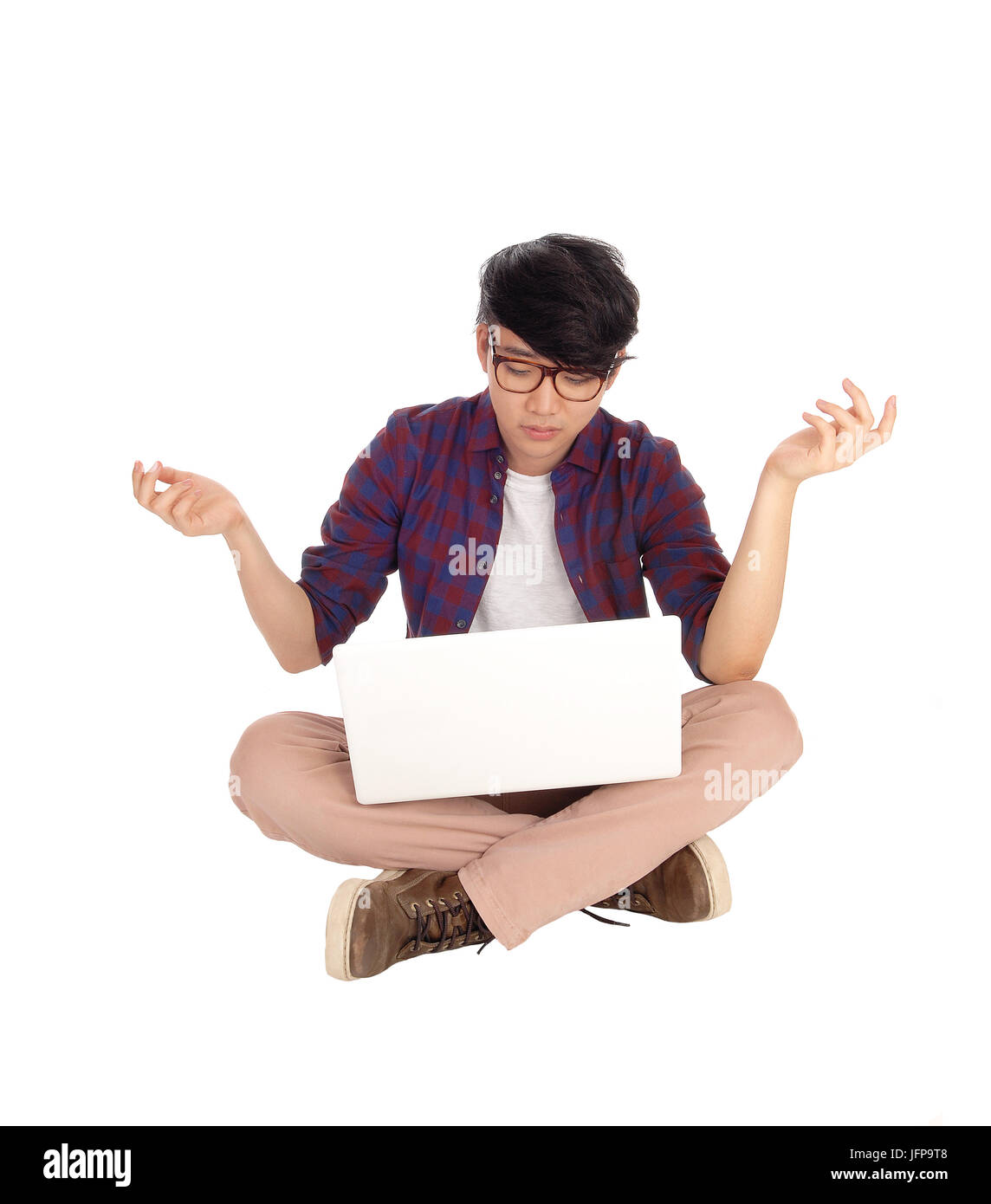 Teen asian guy studying hi-res stock photography and images - Alamy