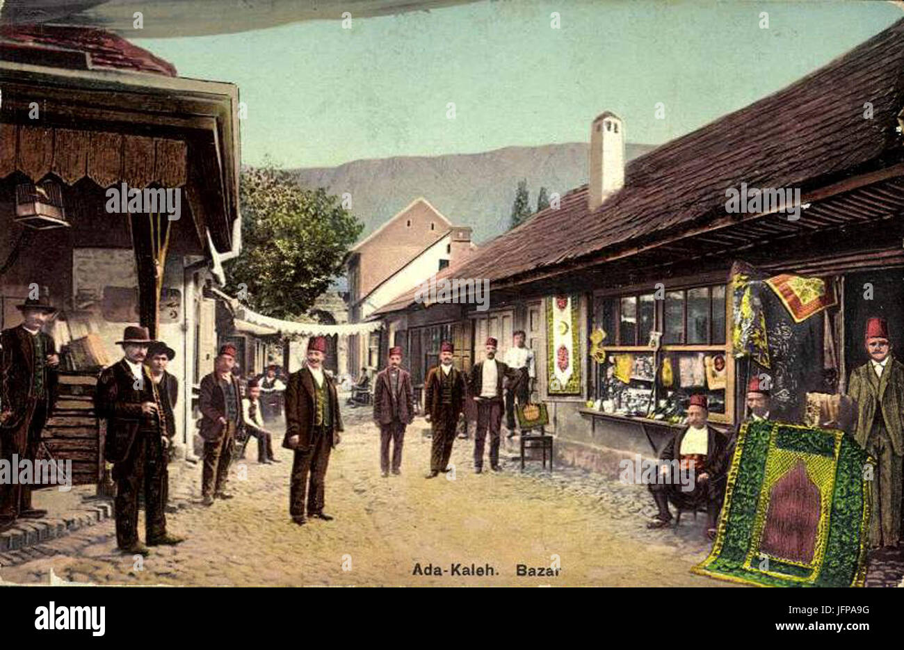 Ada Kaleh bazơ3A1rja 1912 Stock Photo - Alamy
