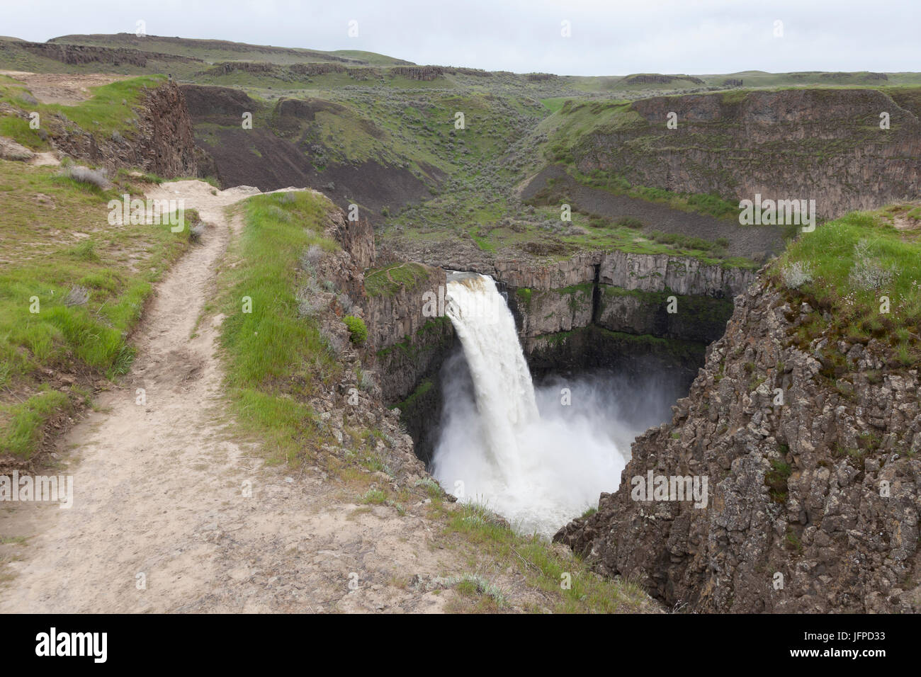 Franklin/Whitman County, Washington: Trail along Palouse River Canyon ...