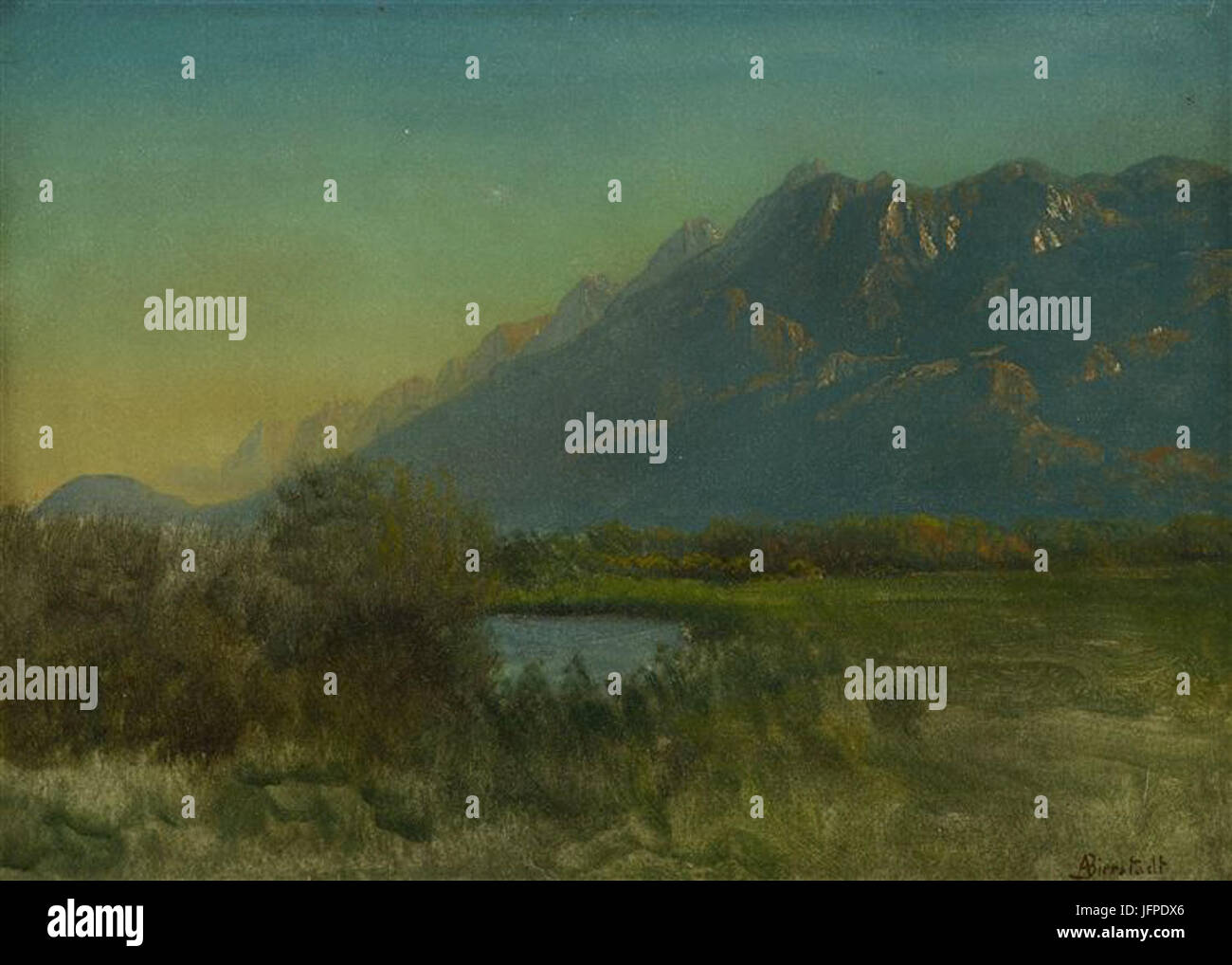 Bierstadt american naturalism art hi-res stock photography and images ...