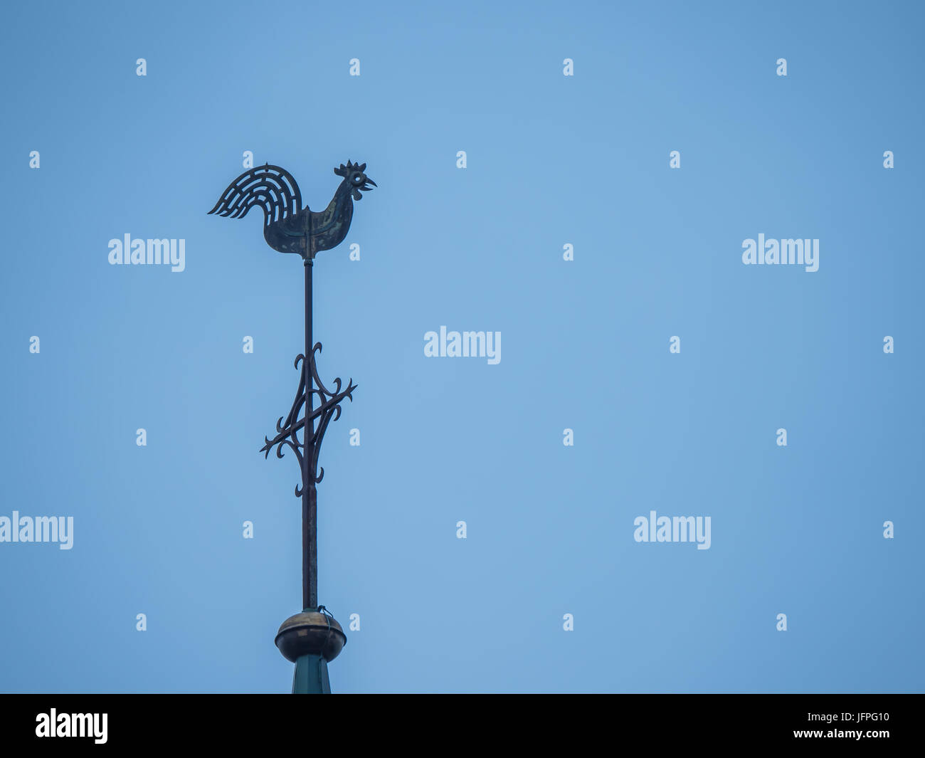 Church with weather vane hi-res stock photography and images - Alamy