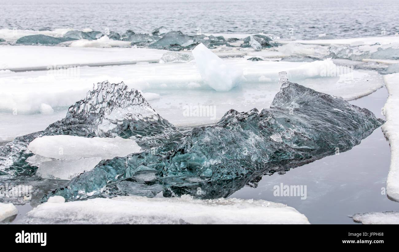 The ice beach in Iceland Stock Photo - Alamy
