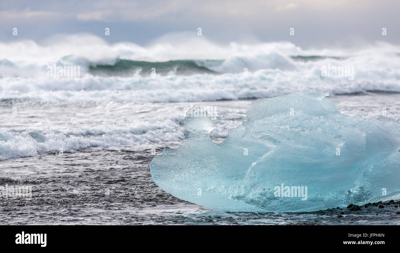 The ice beach in Iceland Stock Photo - Alamy