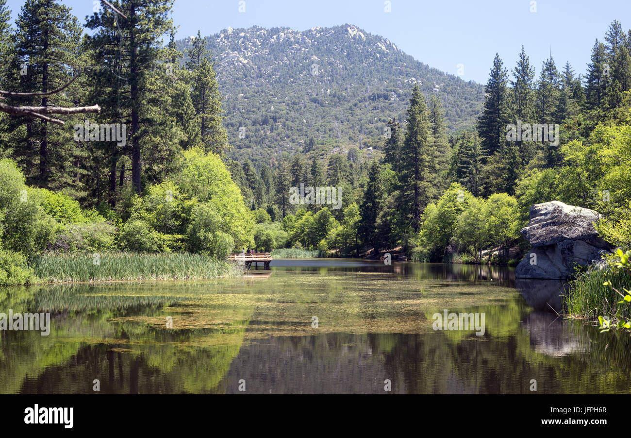 A view of Lake Fulmor in California Stock Photo - Alamy