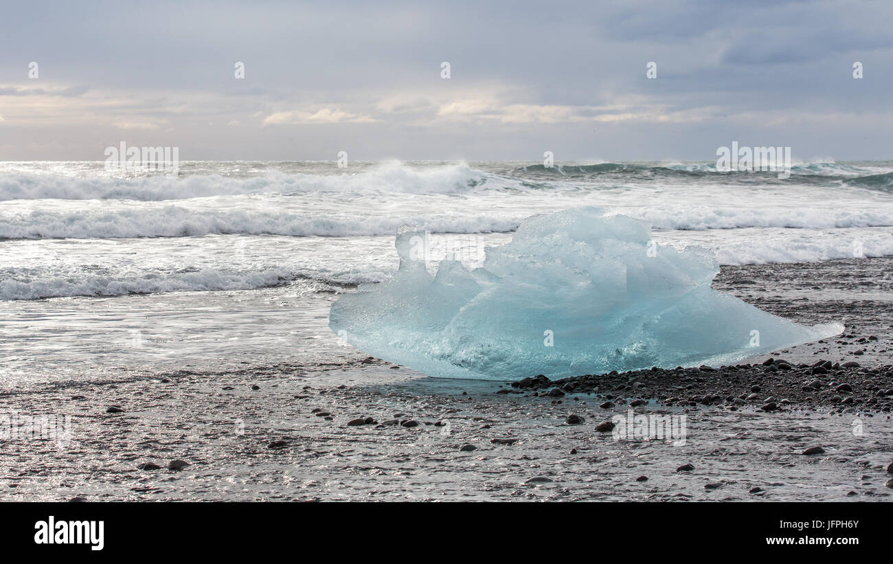 The ice beach in Iceland Stock Photo - Alamy