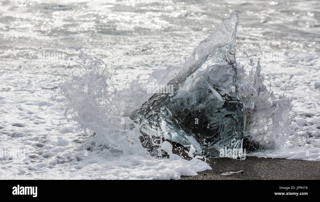 The ice beach in Iceland Stock Photo - Alamy
