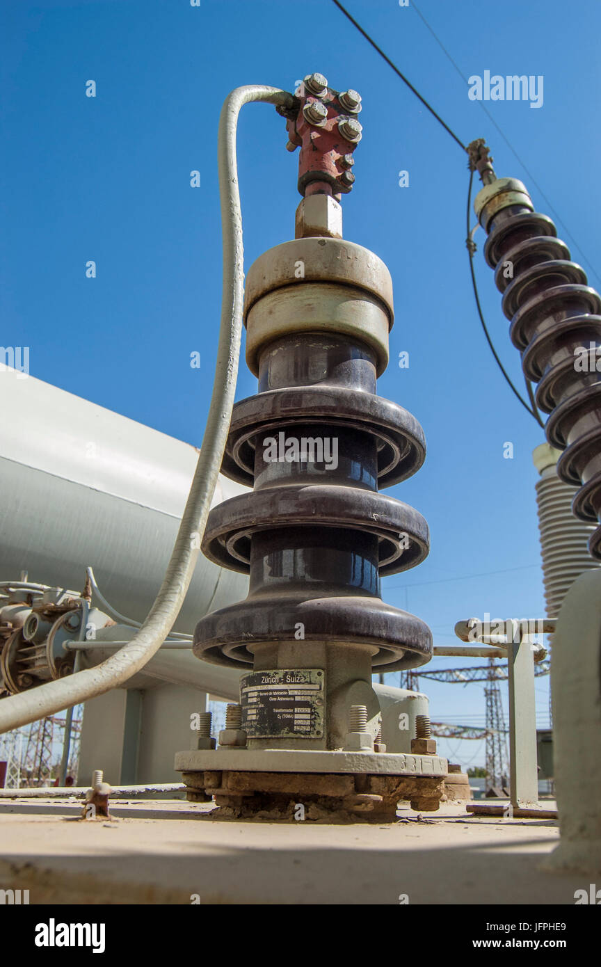 Power transformer neutral grounded system Stock Photo - Alamy
