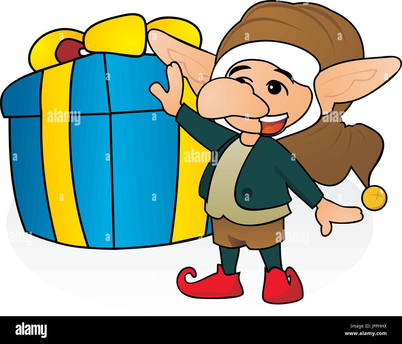 Gift box christmas holidays Stock Vector Images - Alamy