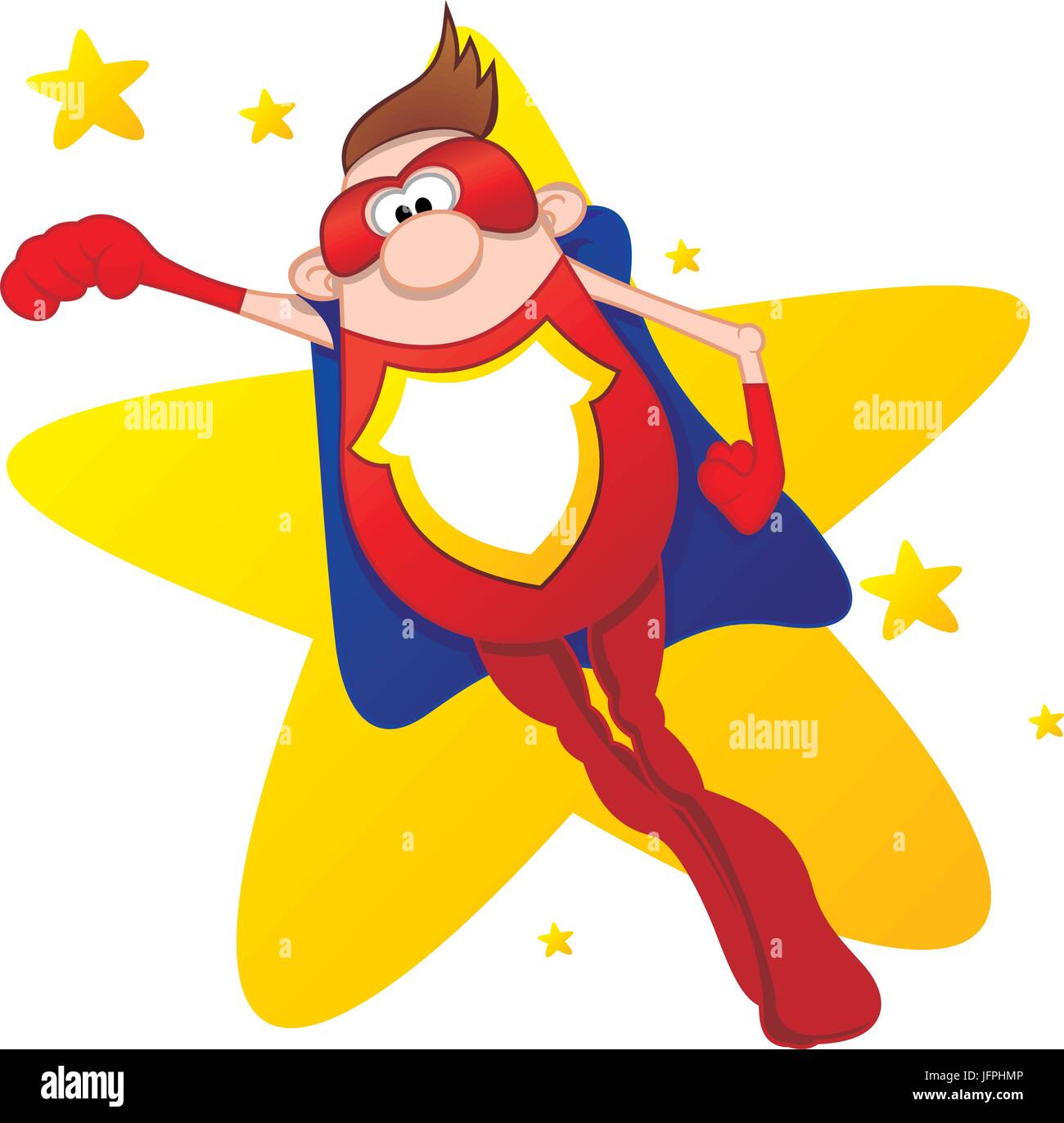 Cartoon super punch hi-res stock photography and images - Alamy