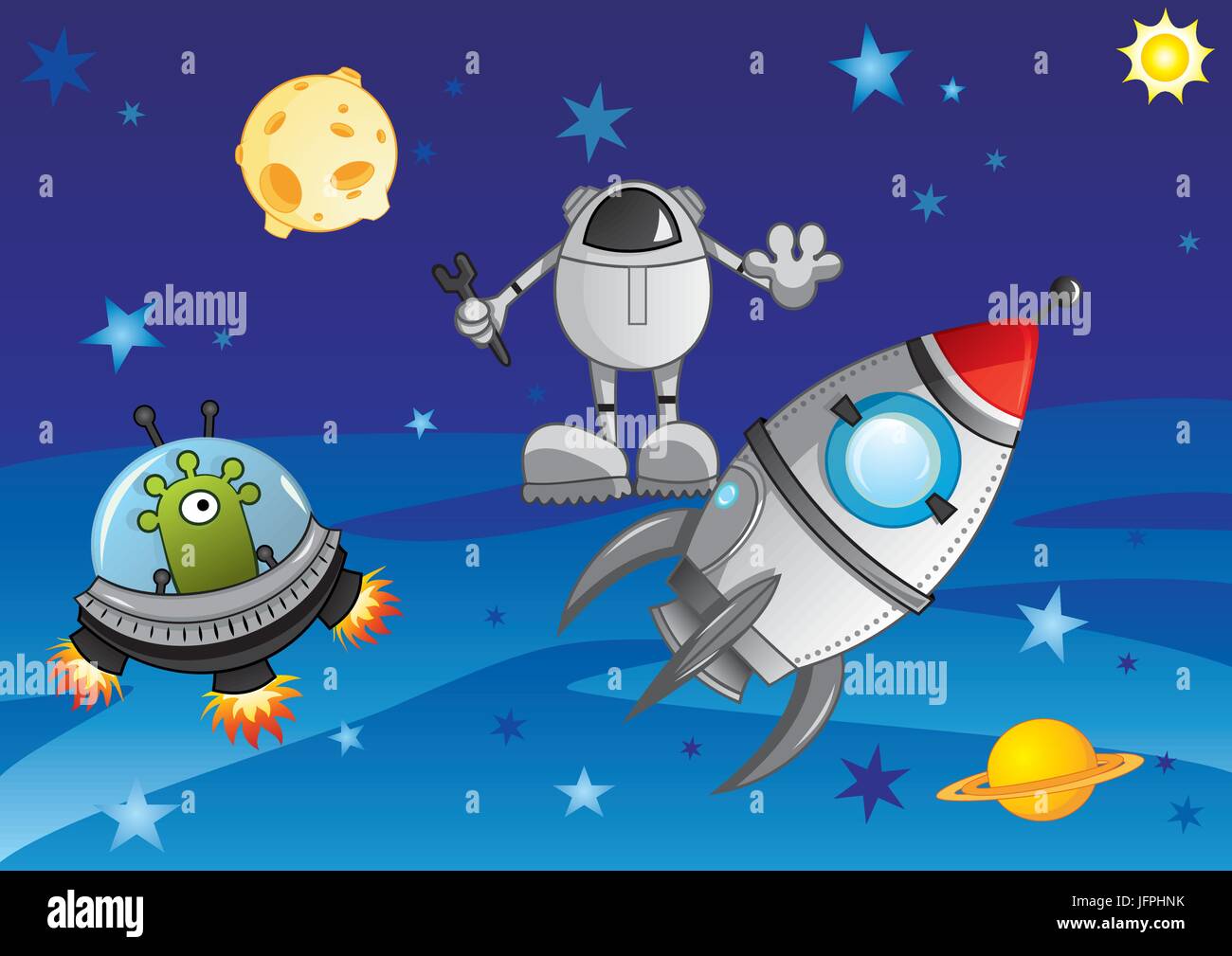 Space universe cosmos Stock Vector Images - Alamy