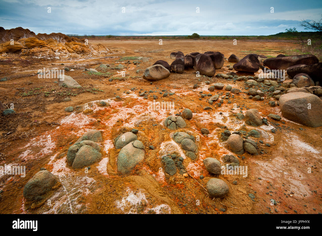 Panama landscape in the desert of Sarigua national park, Herrera ...