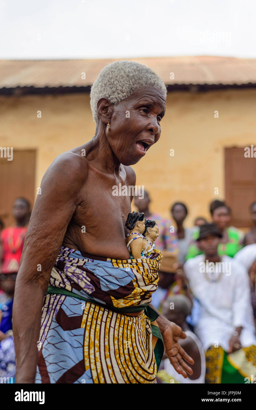 Voodoo festival in Ouidah, Benin Stock Photo - Alamy