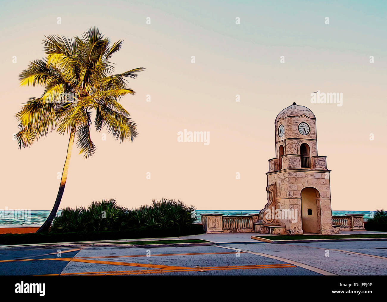 Clock road hi-res stock photography and images - Alamy