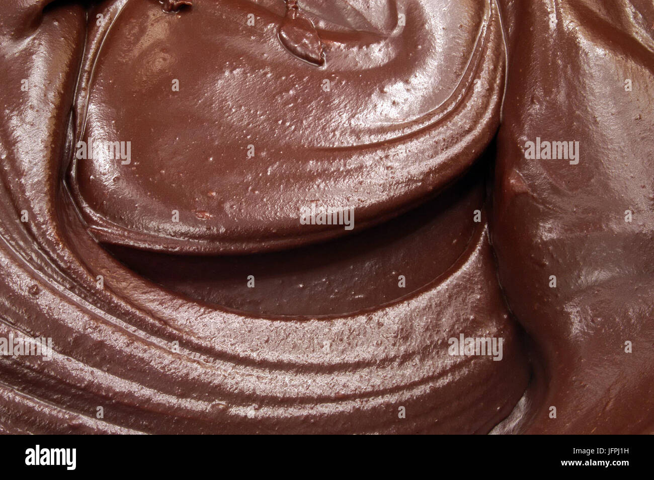 Close Up Image of Creamy Chocolate Stock Photo - Alamy
