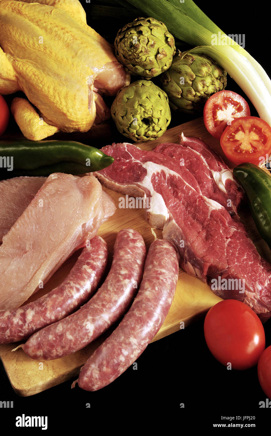 meat and vegetables Stock Photo - Alamy