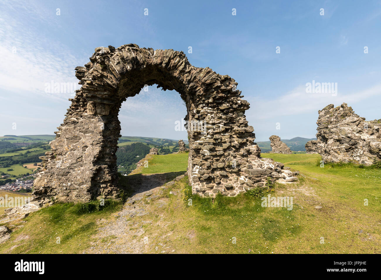 Dinas Bran Castle, Llangollen, Denbighshire, Wales, UK Stock Photo - Alamy