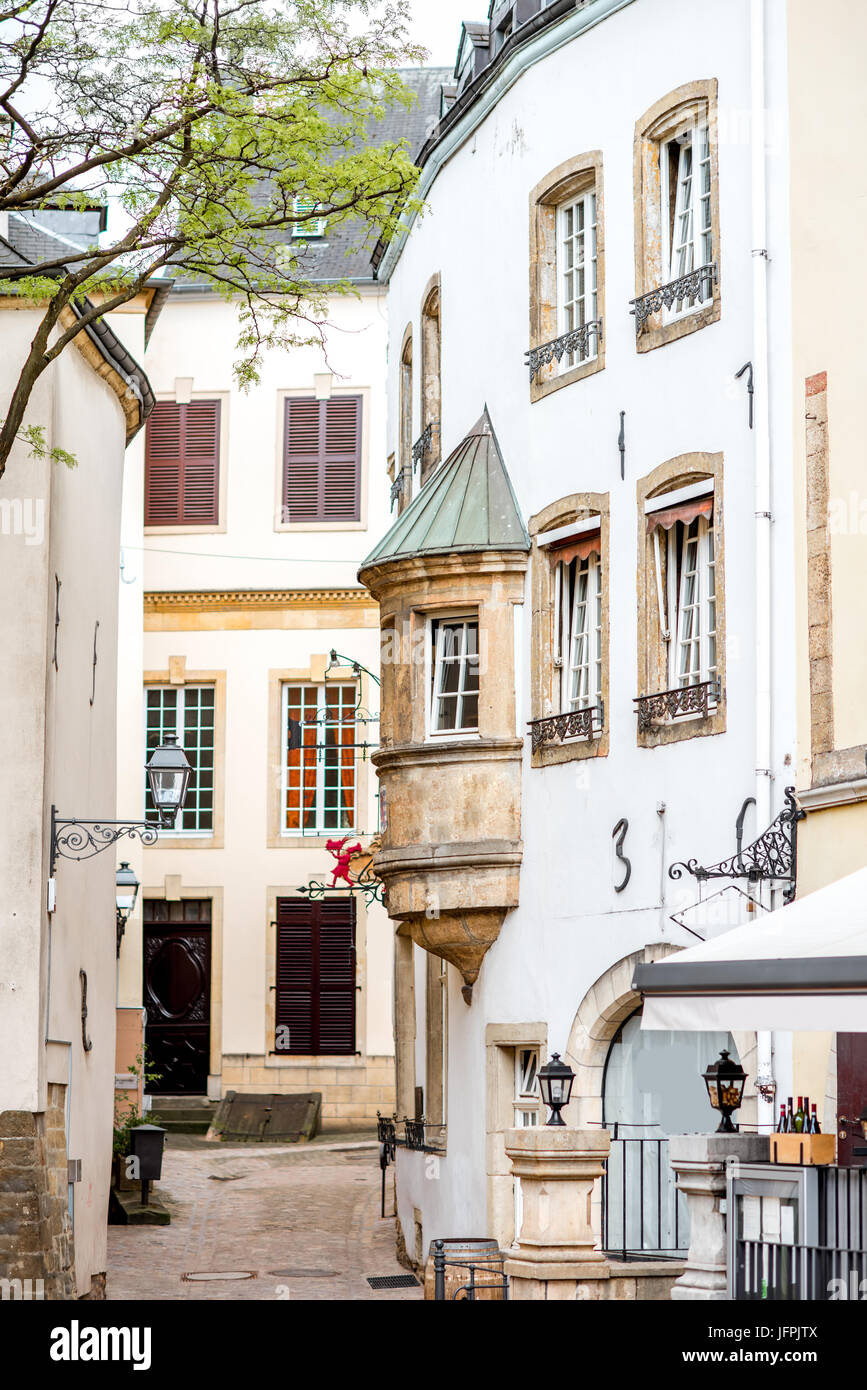 The old town of Luxembourg city Stock Photo - Alamy
