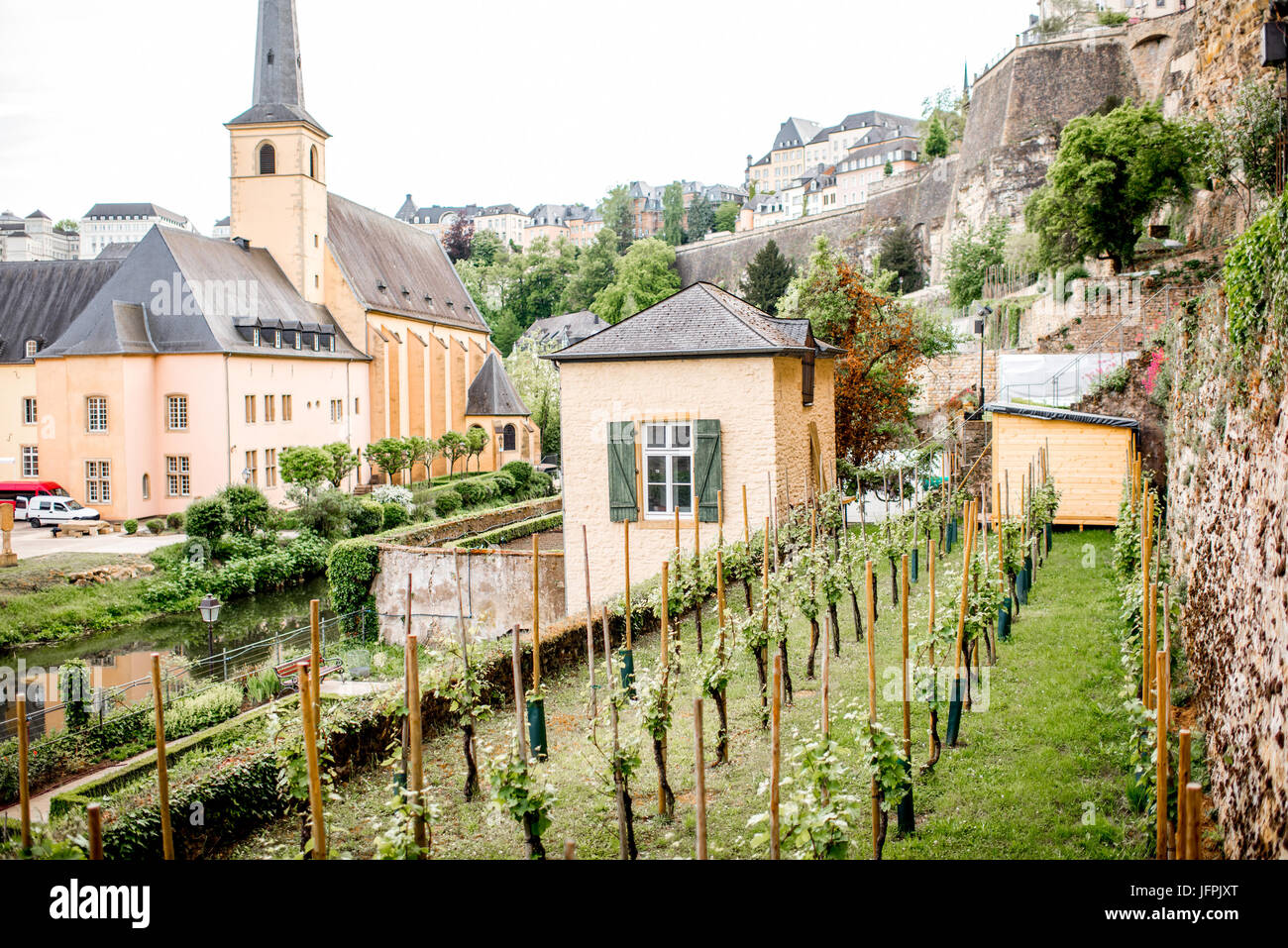 The old town of Luxembourg city Stock Photo - Alamy