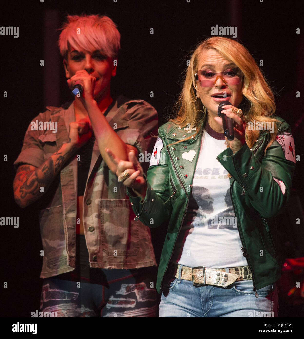 Female American Artist Anastacia plays in the Usher Hall as part of the ...