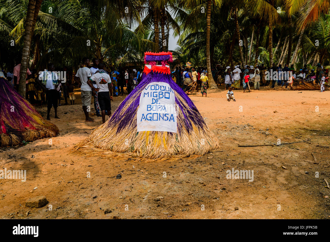 Voodoo celebration in Benin Stock Photo - Alamy