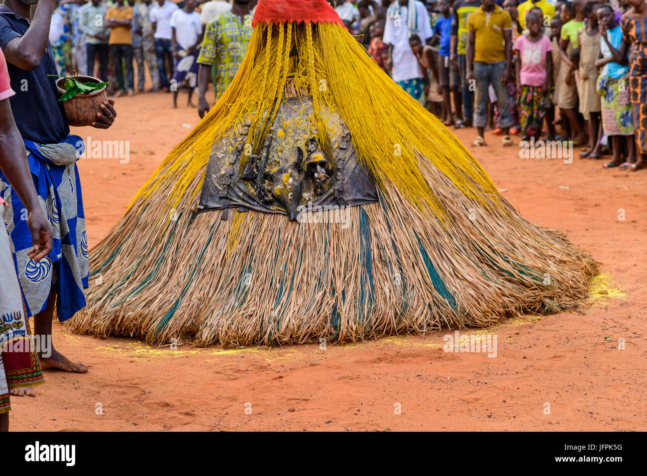 Voodoo celebration in Benin Stock Photo - Alamy