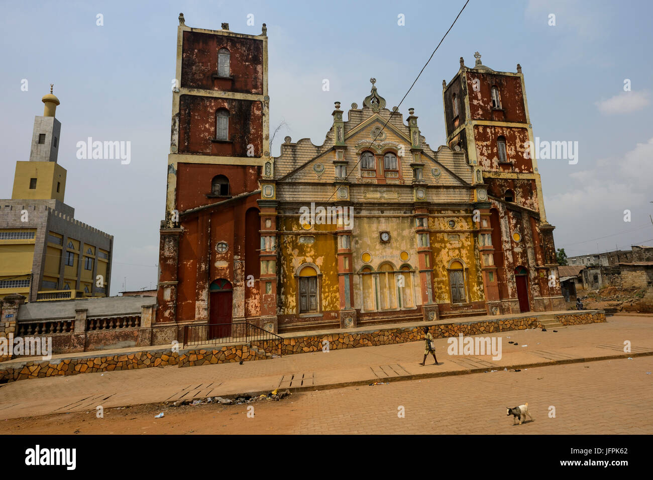 Old mosque in Porto Novo, Benin Stock Photo - Alamy