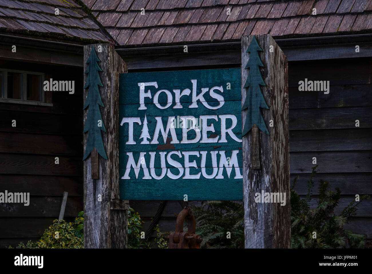 Forks Timber Museum Stock Photo - Alamy