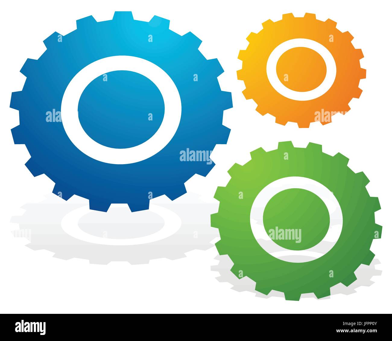 Gearwheel, gear icon. Settings, configuration, developement, progress ...