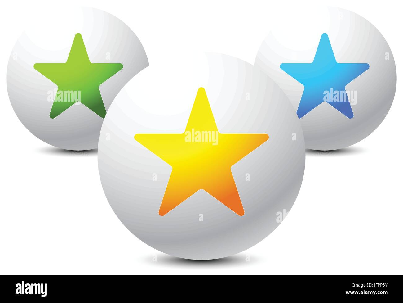 Composition of circles with star shapes. Star reward icon Stock Vector ...