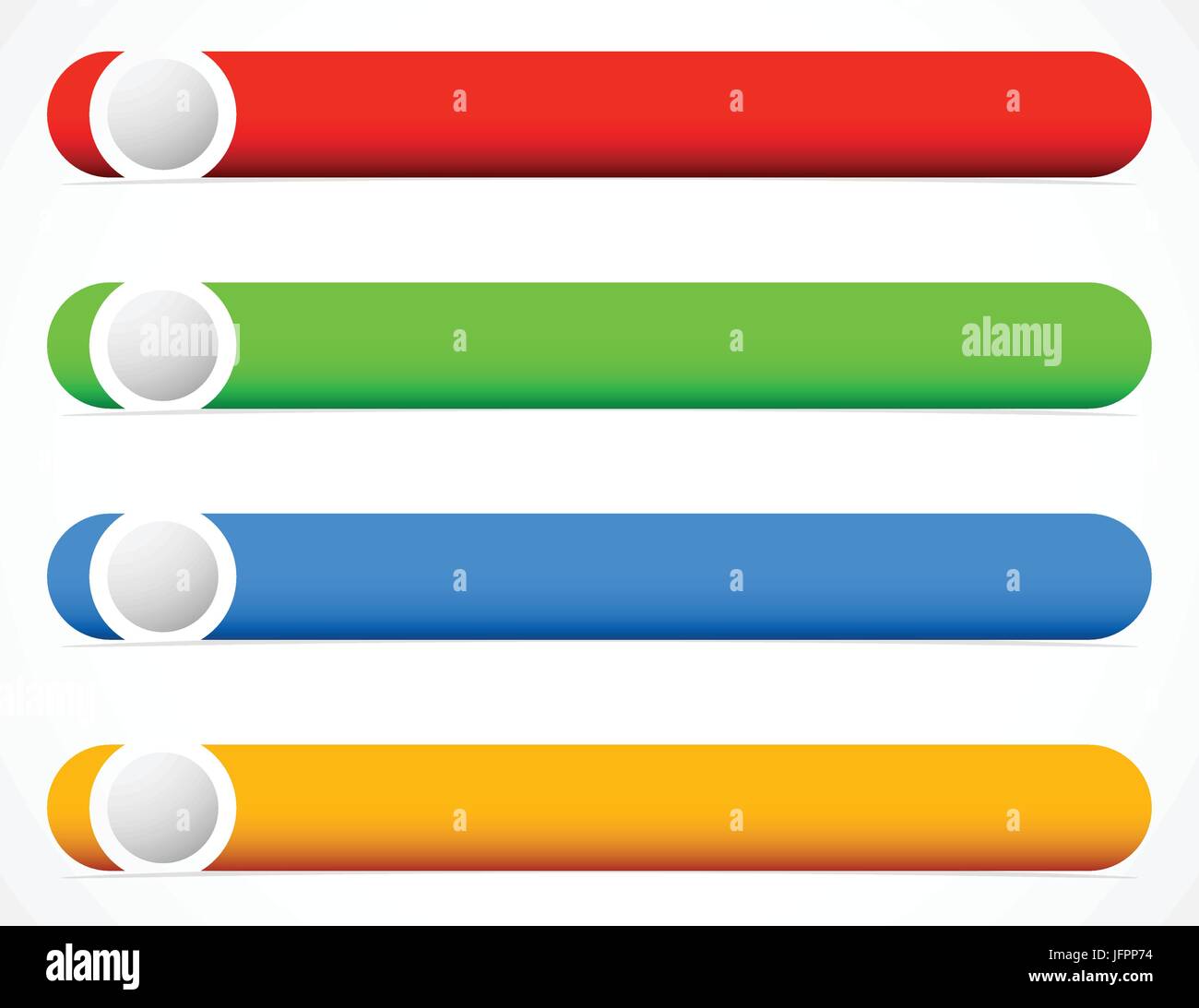 Button or banner elements. Colorful label, tag for your messages ...