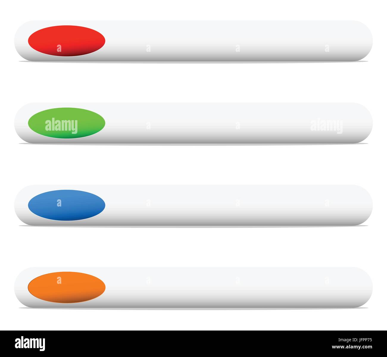 Button or banner elements. Colorful label, tag for your messages ...