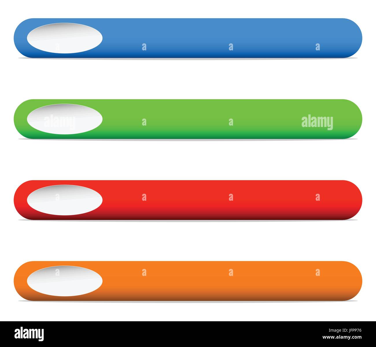 Button or banner elements. Colorful label, tag for your messages ...