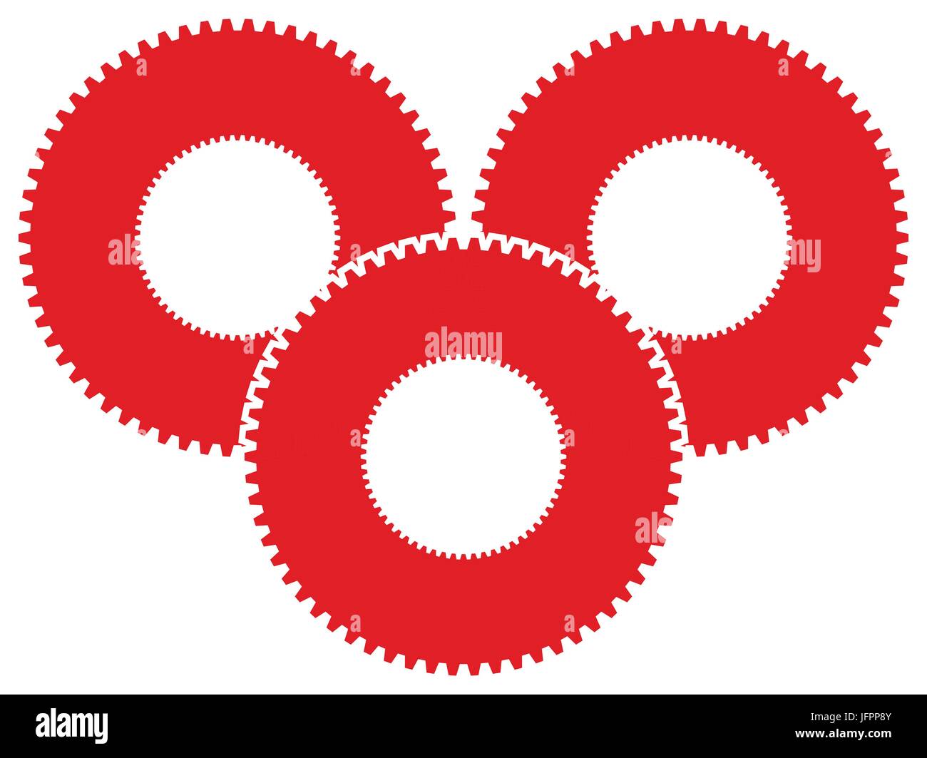 Gear icon, gear symbol for maintenance, repair or development concept ...