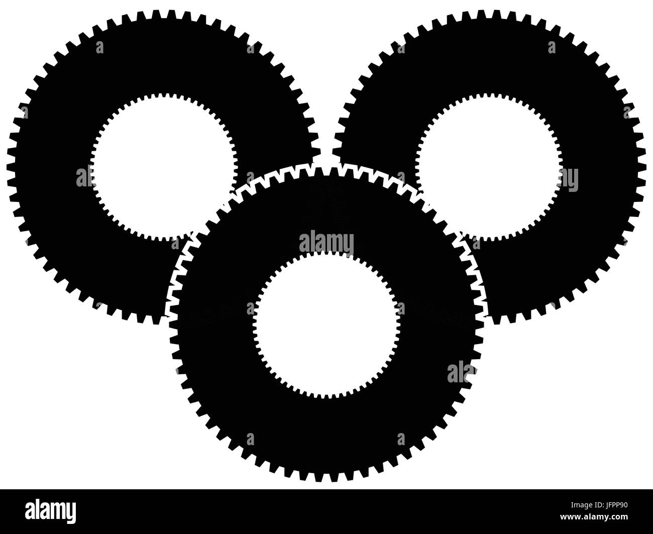 Gear icon, gear symbol for maintenance, repair or development concept ...