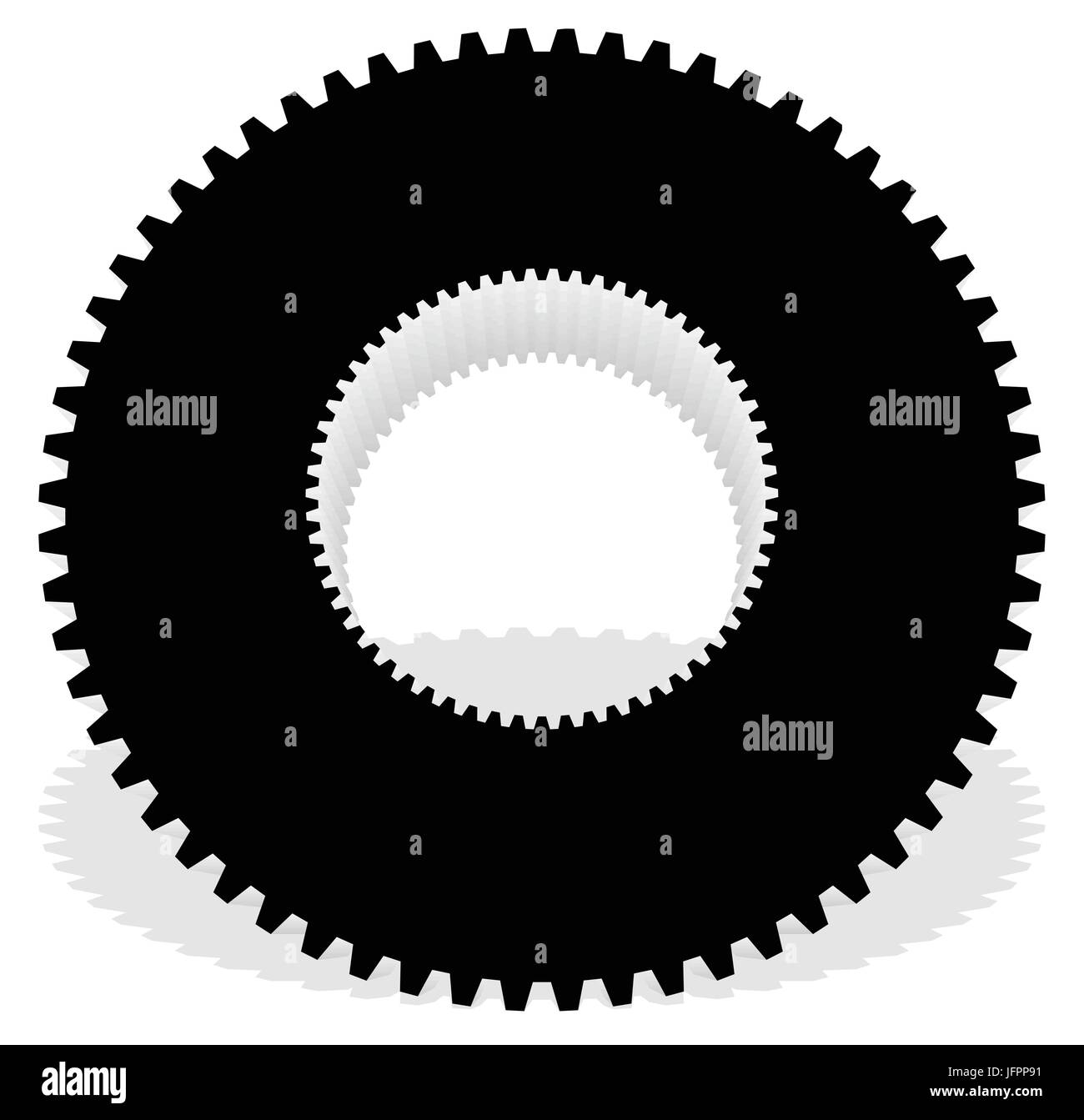 Gear icon, gear symbol for maintenance, repair or development concept ...