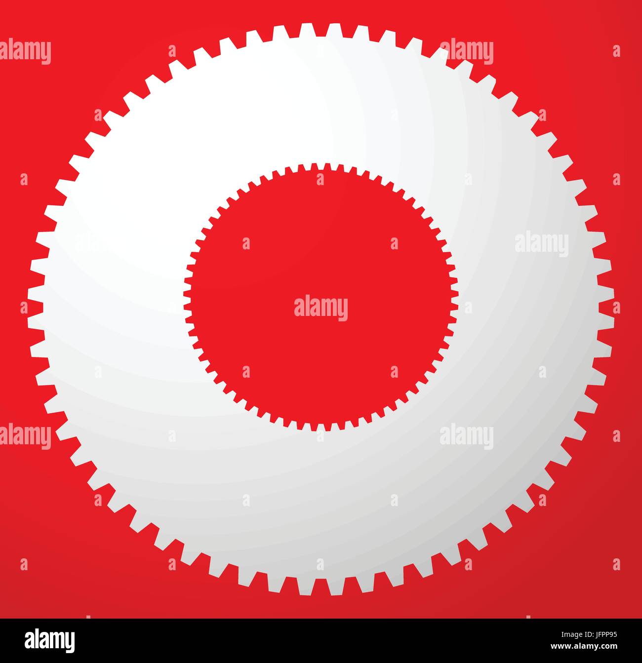Gear icon, gear symbol for maintenance, repair or development concept ...