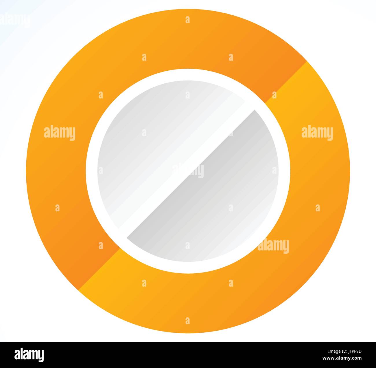 Circle icon with blank space. Blank circle design element set. Suitable ...
