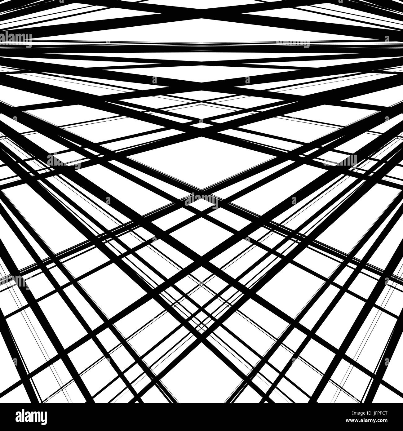 Pattern of irregular, random lines. Black and white abstract texture ...