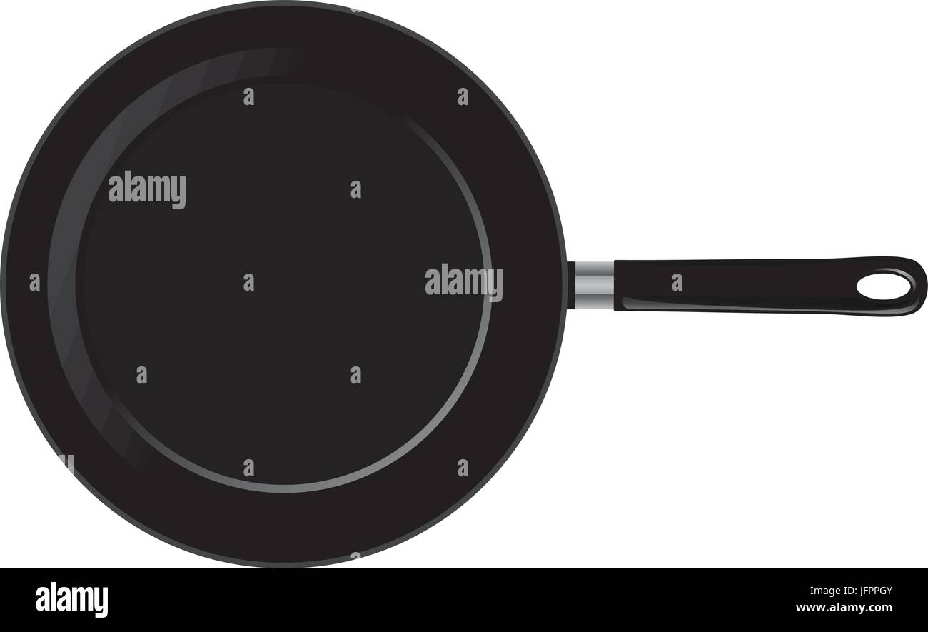 vector illustration of a frying pan Stock Vector Image & Art - Alamy