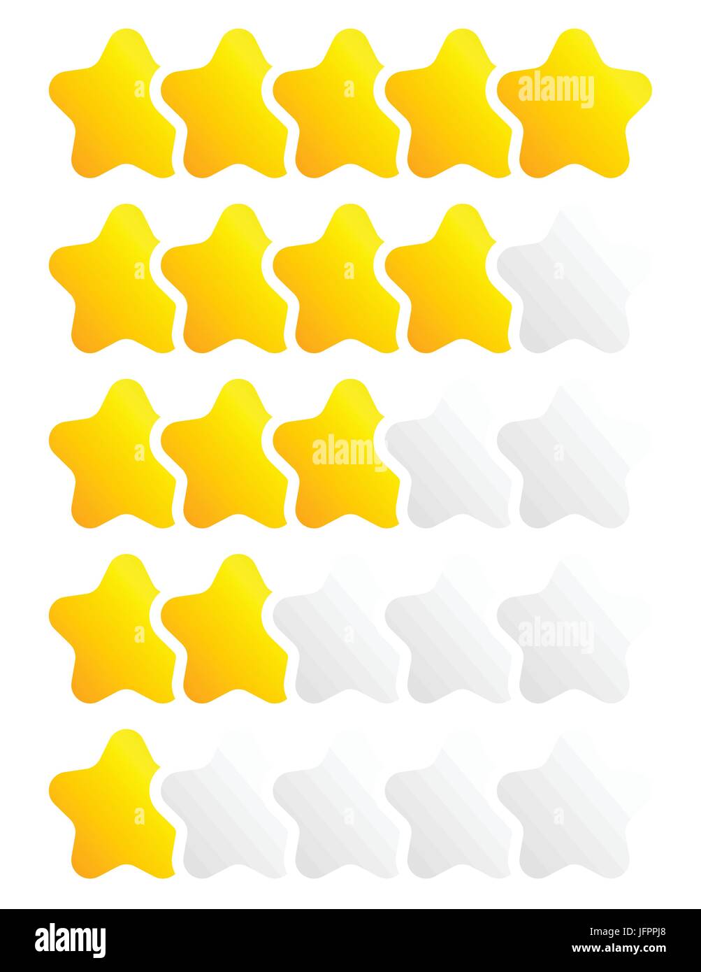 Star, star rating to use as illustrate quality, rating, reward, service ...
