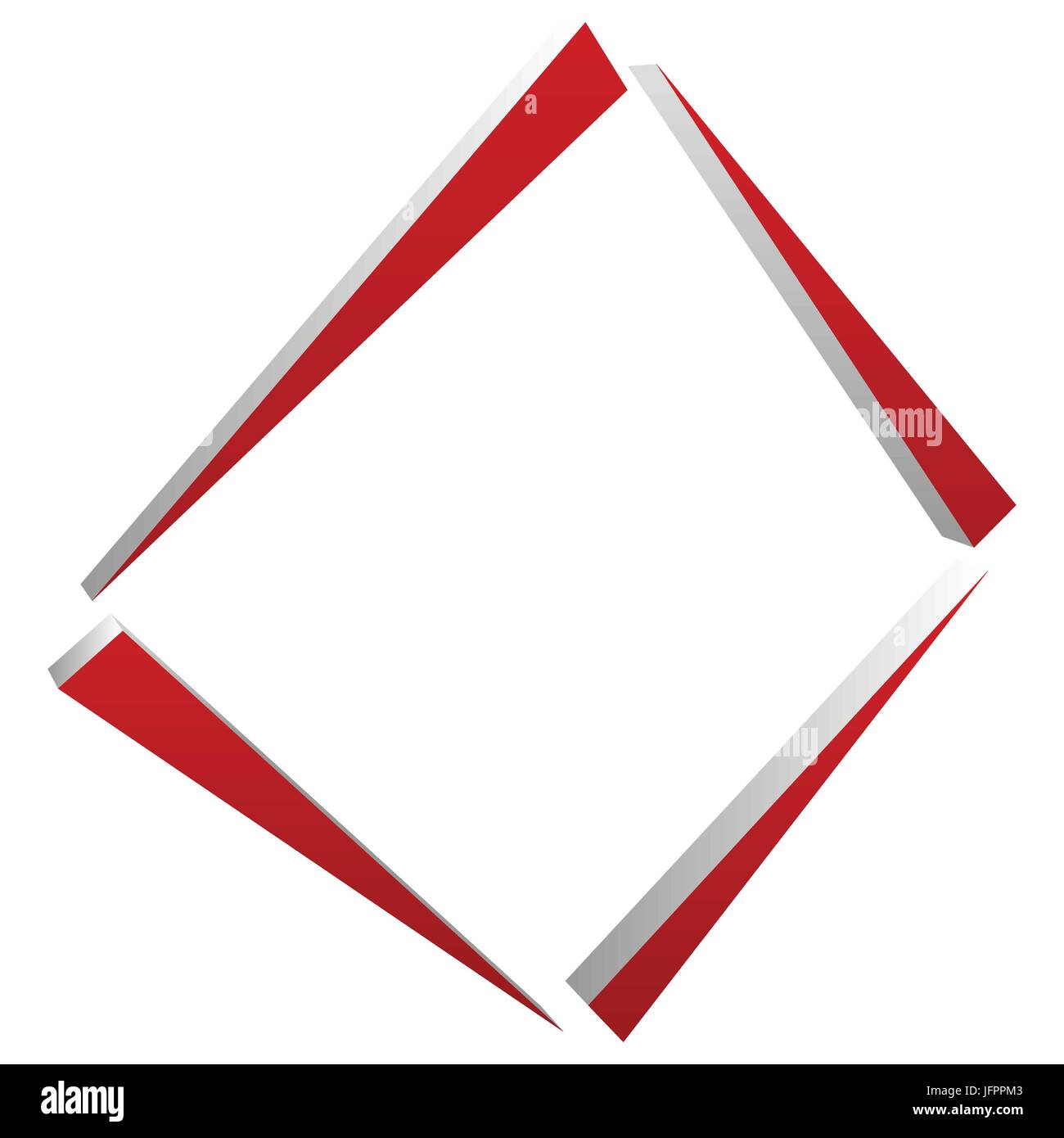 Square geometric element abstract square symbol. Square logo Stock ...